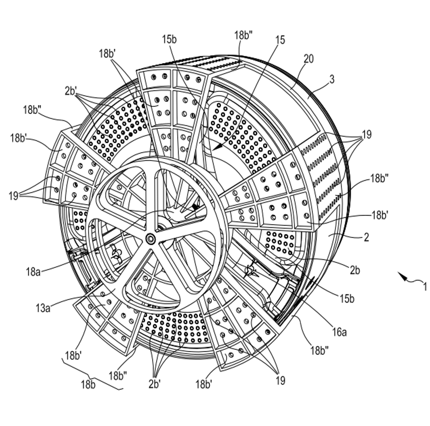 Design of a washing machine with double rotating drum | S.P.M ...